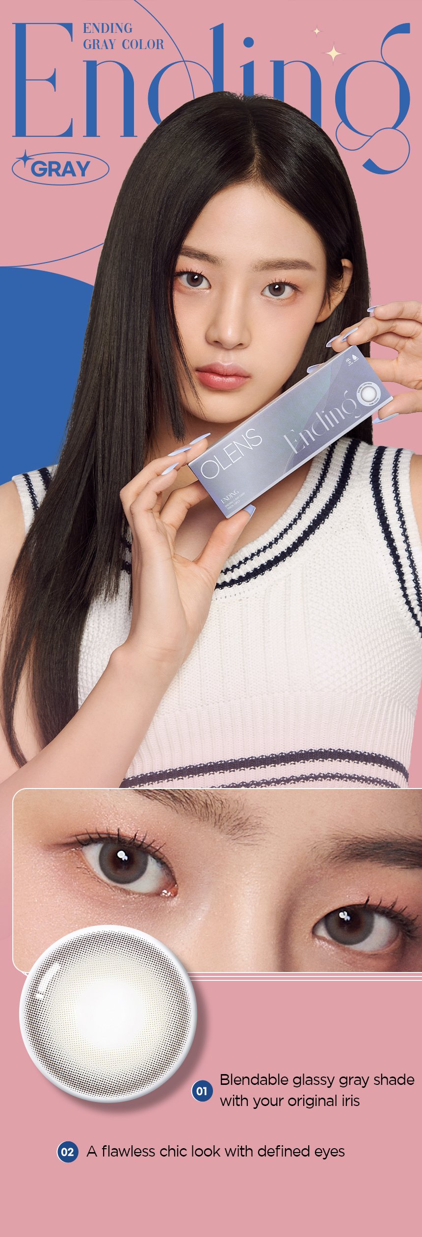 OLENS Ending 20P – Gray – Clear4Vision